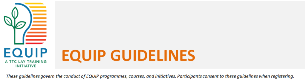 EQUIP Guidelines - Trinity Theological College